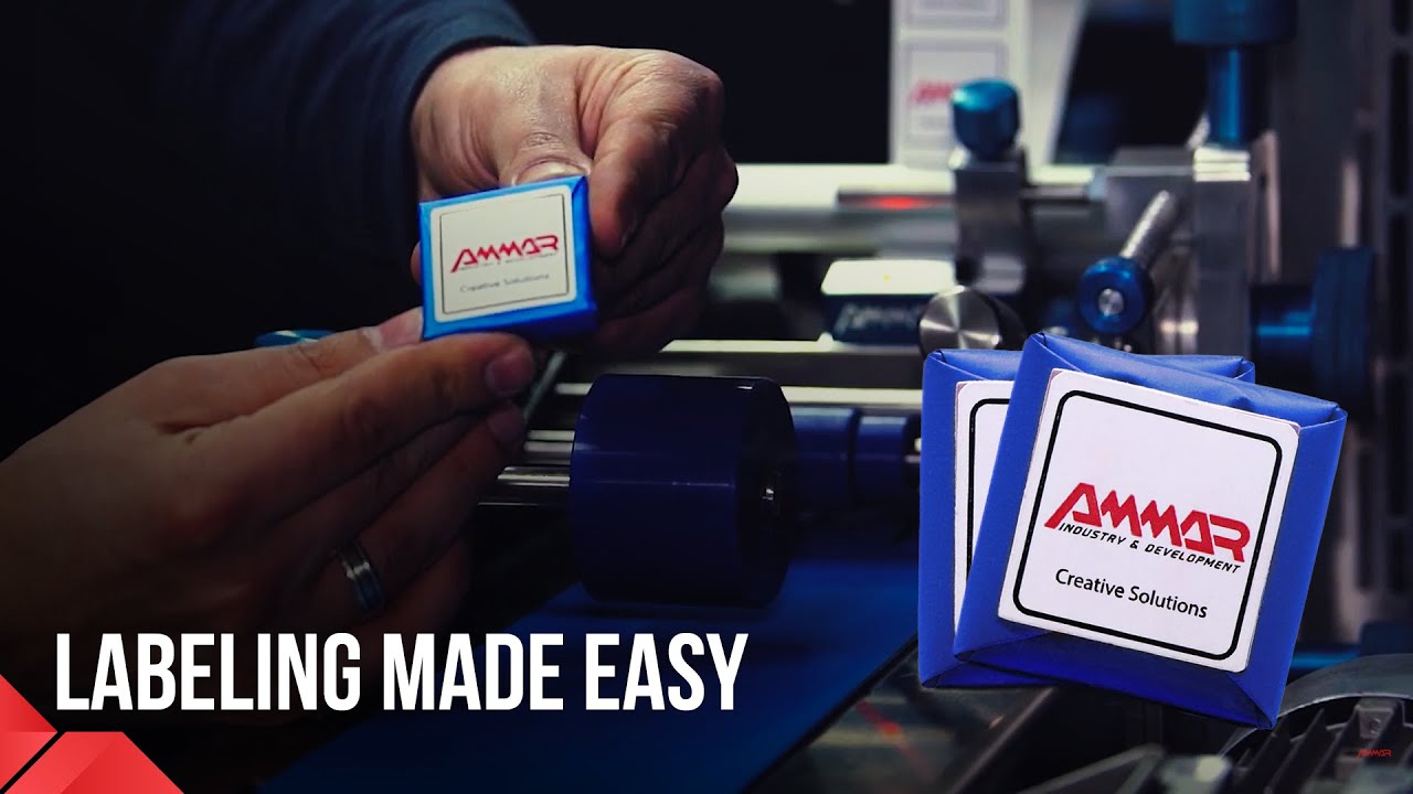 A very easy-to-use Chocolate Labeling machine by Ammar Machinery - YouTube