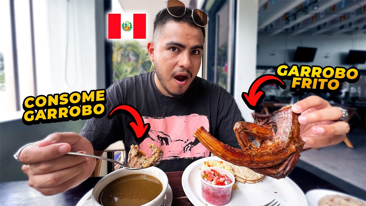 PROBANDO GARROBO por PRIMERA VEZ 🦎😱 *COMIDA EXOTICA SALVADOREÑA* - YouTube
