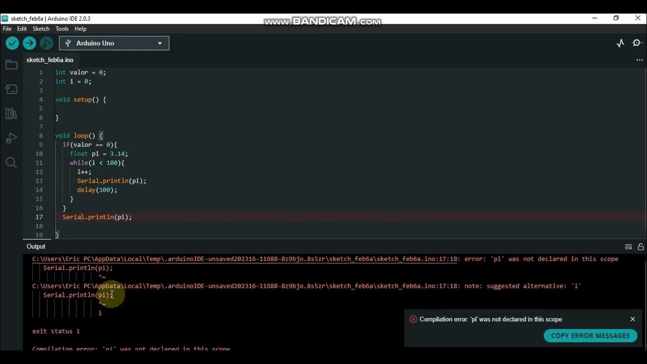arduino cpp 08 escopo de variavel - YouTube