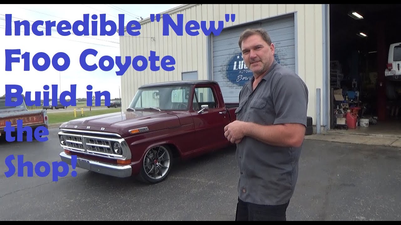 Incredible "New" Ford F100 Build in the shop! Old School with lots of ...