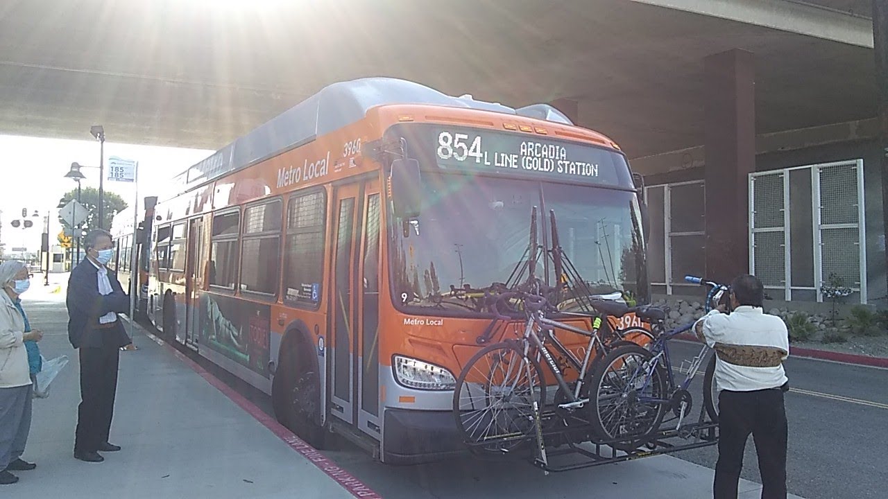 2015 LACMTA New Flyer XN40 3960 - YouTube