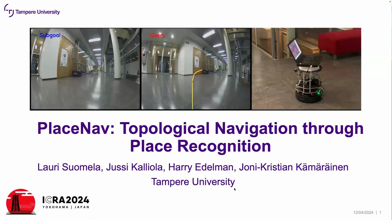 PlaceNav: Topological Navigation through Place Recognition | ICRA2024 ...