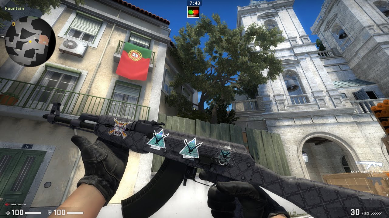 CSGO Master Guardian Elite Holo Sticker Scraping Secret - YouTube