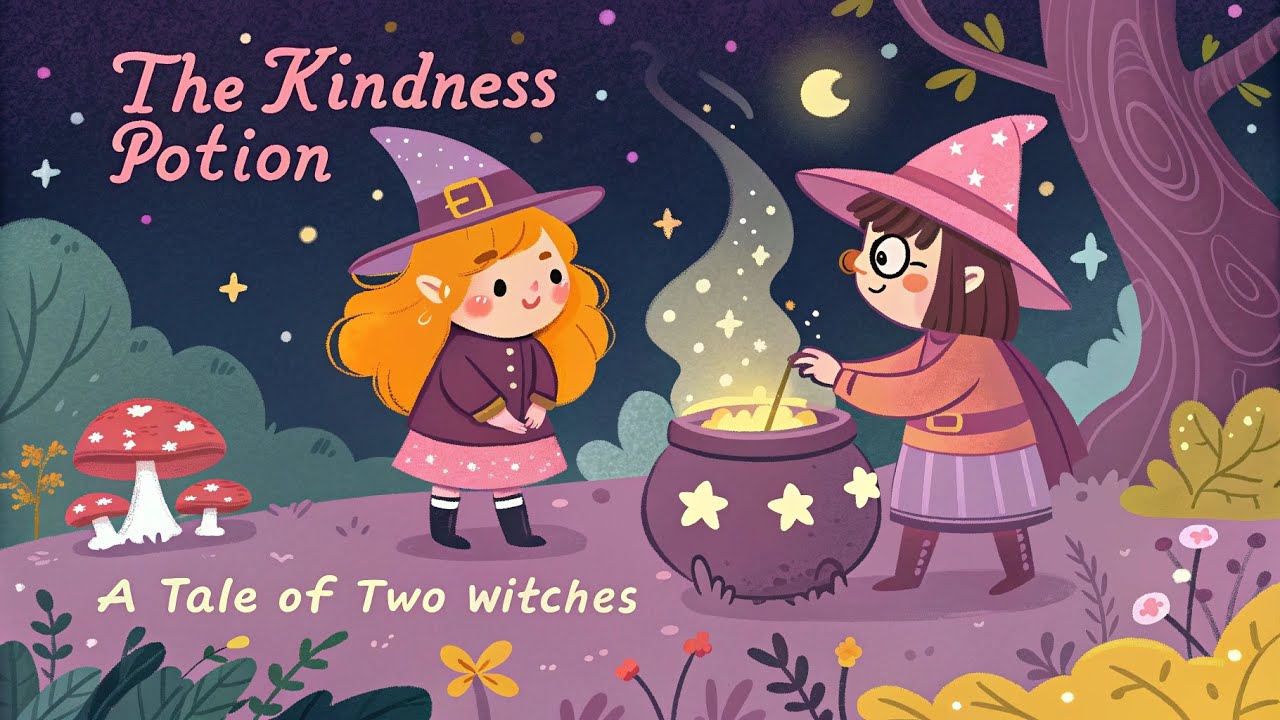 The Kindness Potion: A Tale of Two Witches | @InStoryTales #folktale # ...