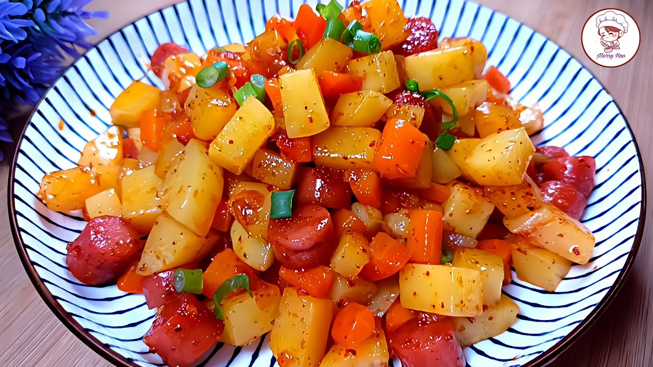 Resep Tumis Kentang Wortel || Olahan Kentang Sederhana || POTATO ...