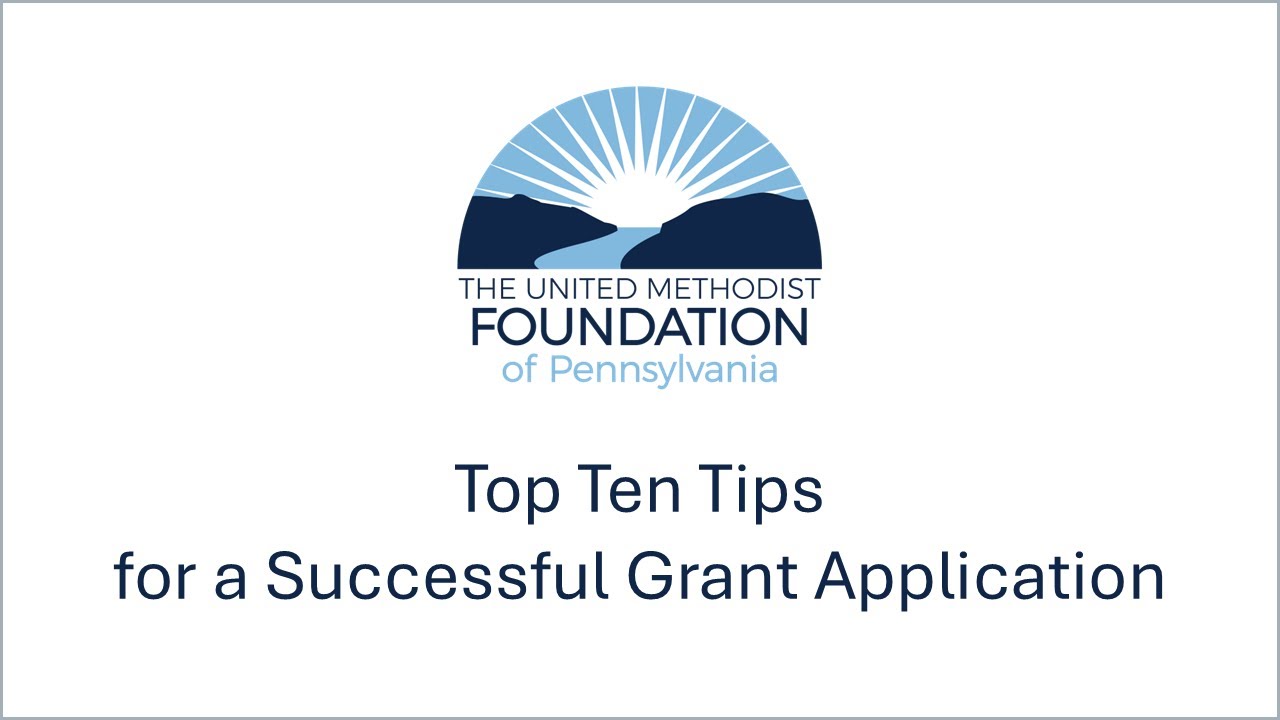 Top Ten Tips for a Successful Grant Application - YouTube