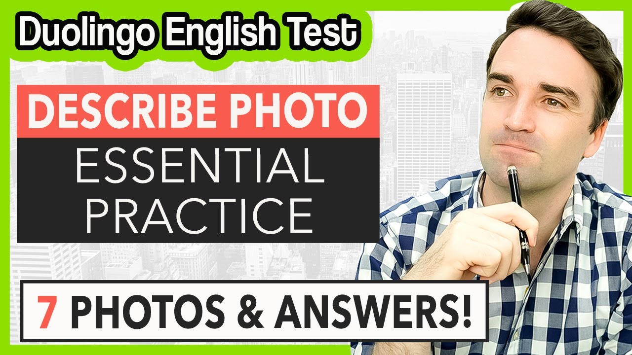 Duolingo English Test Practice - Write About The Photo - YouTube