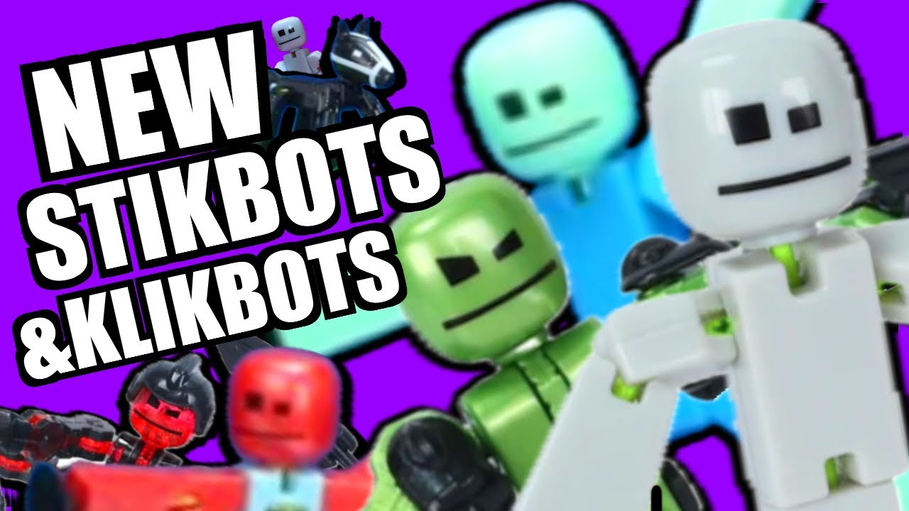 *NEW* White Stikbot, Zanimation Studio, Klikbots, Colors, Multicolors ...