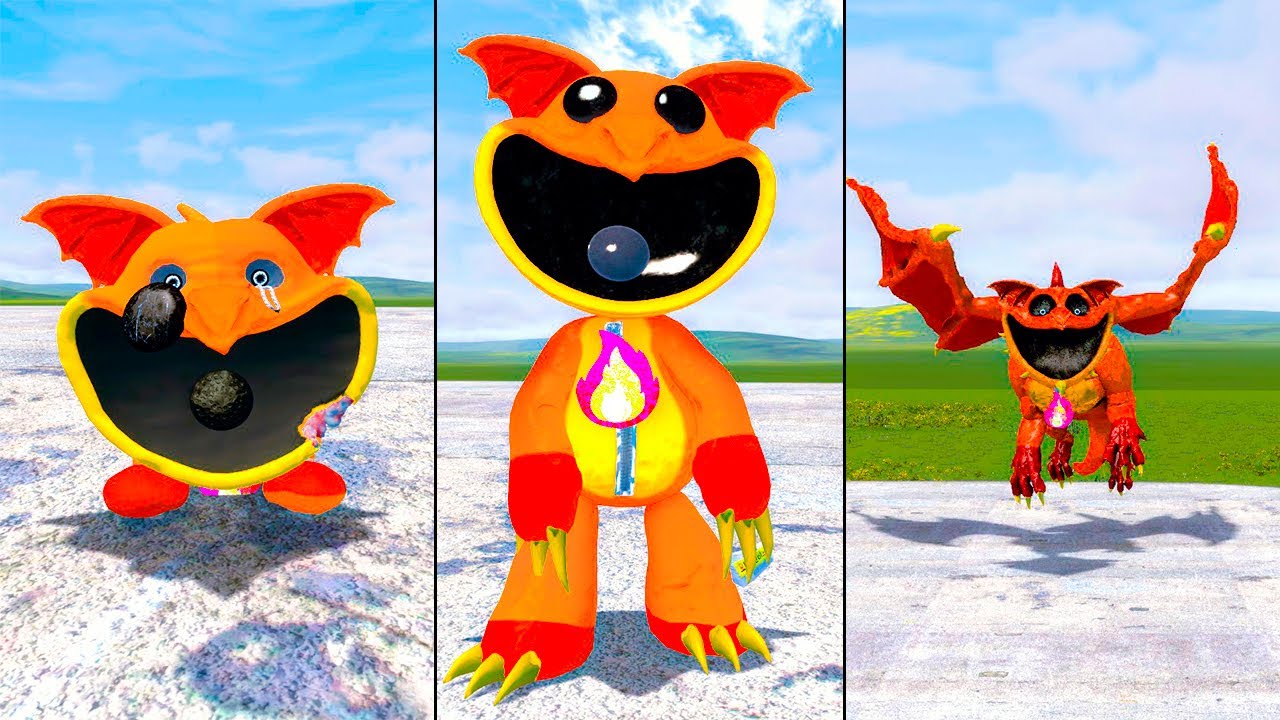 NEW EVOLUTION OF FORGOTTEN SMILING CRITTERS DRAGON POPPY PLAYTIME ...