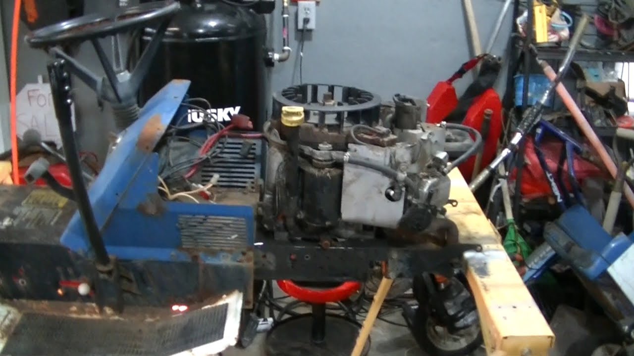 Flipped Ford Racing Mower - YouTube