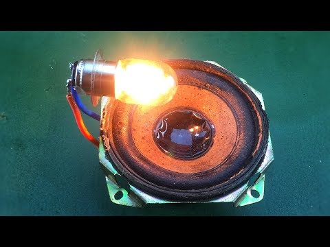 Free Energy Using Speaker Magnet Technology For 2019