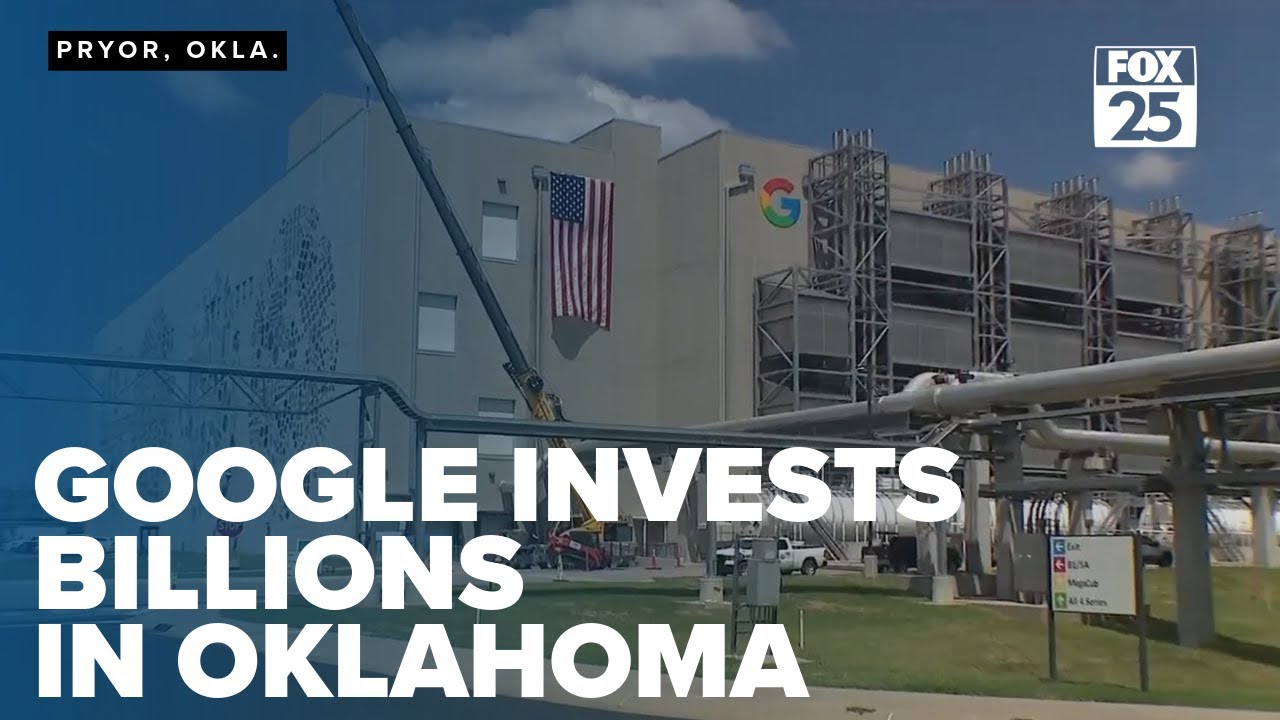Google invests $9 billion to expand Oklahoma data centers - YouTube