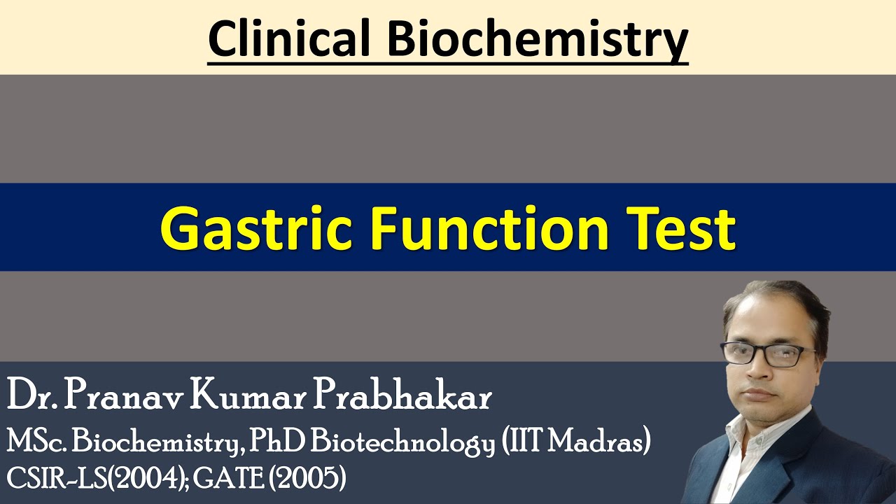 Gastric function test (Complete) - YouTube