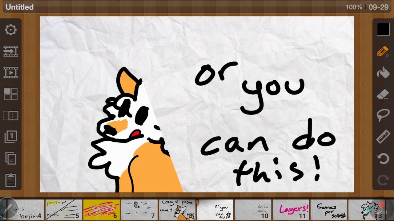 Flipaclip (older version) tutorial - YouTube