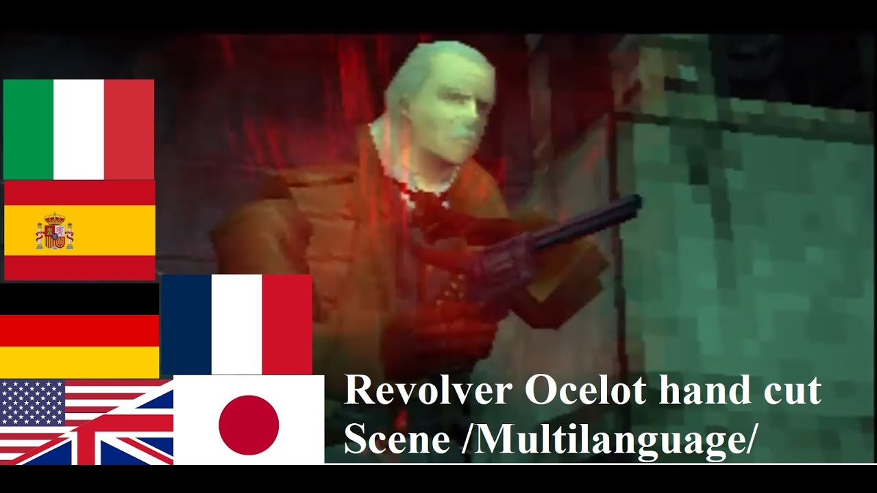 Metal Gear Solid: Revolver Ocelot Hand Cut Scene /Multilanguage/ - YouTube