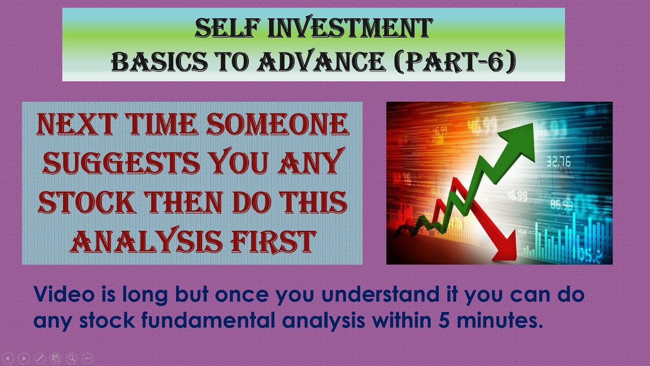 Smart Strategies for Stock Fundamental Analysis(Hindi) | How to invest | How to self Invest | # ...