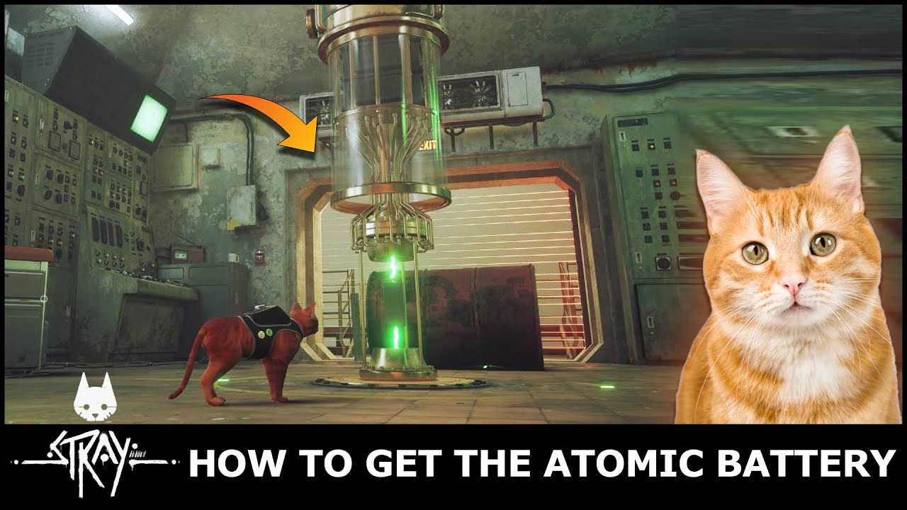 Stray How to get Atomic Battery - YouTube