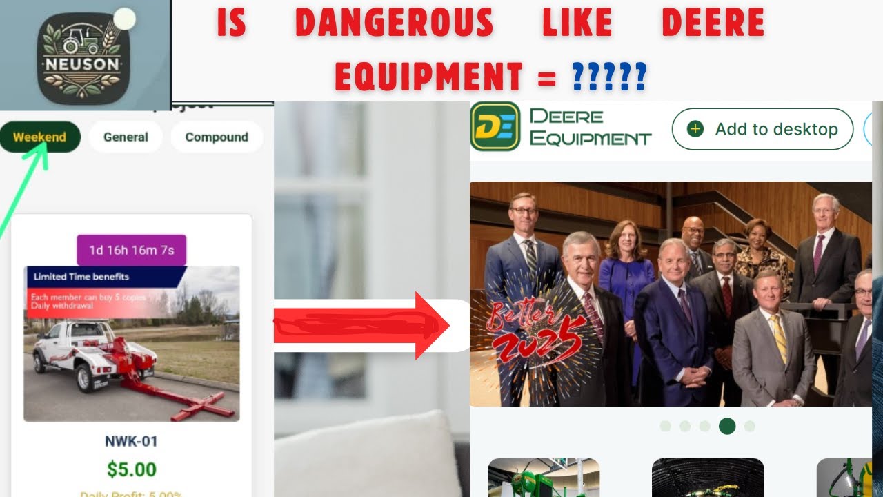 HOW TO LOGIN OR REGISTER IN Wacker Neuson IS WORKING AS Deere equipment ...