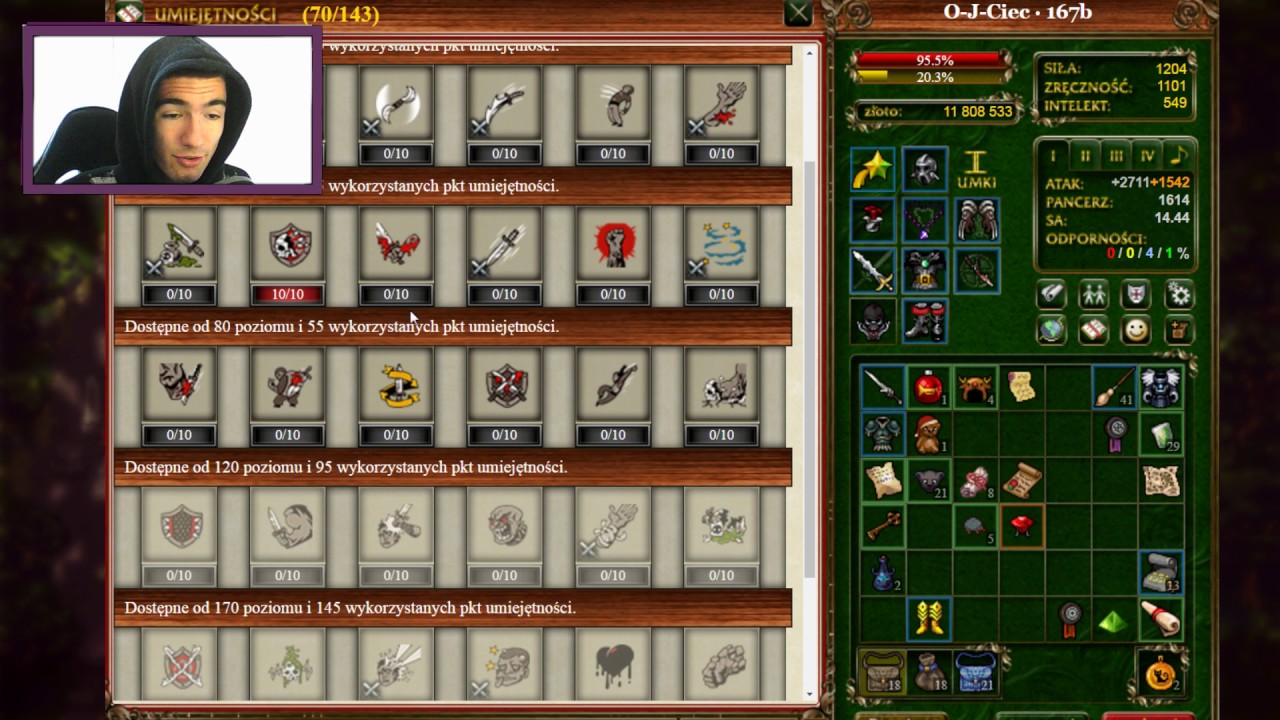 Margonem NOWE UMIEJĘTNOŚCI :) 2017 [Telawel]- Tancerz ostrzy +5000 ...