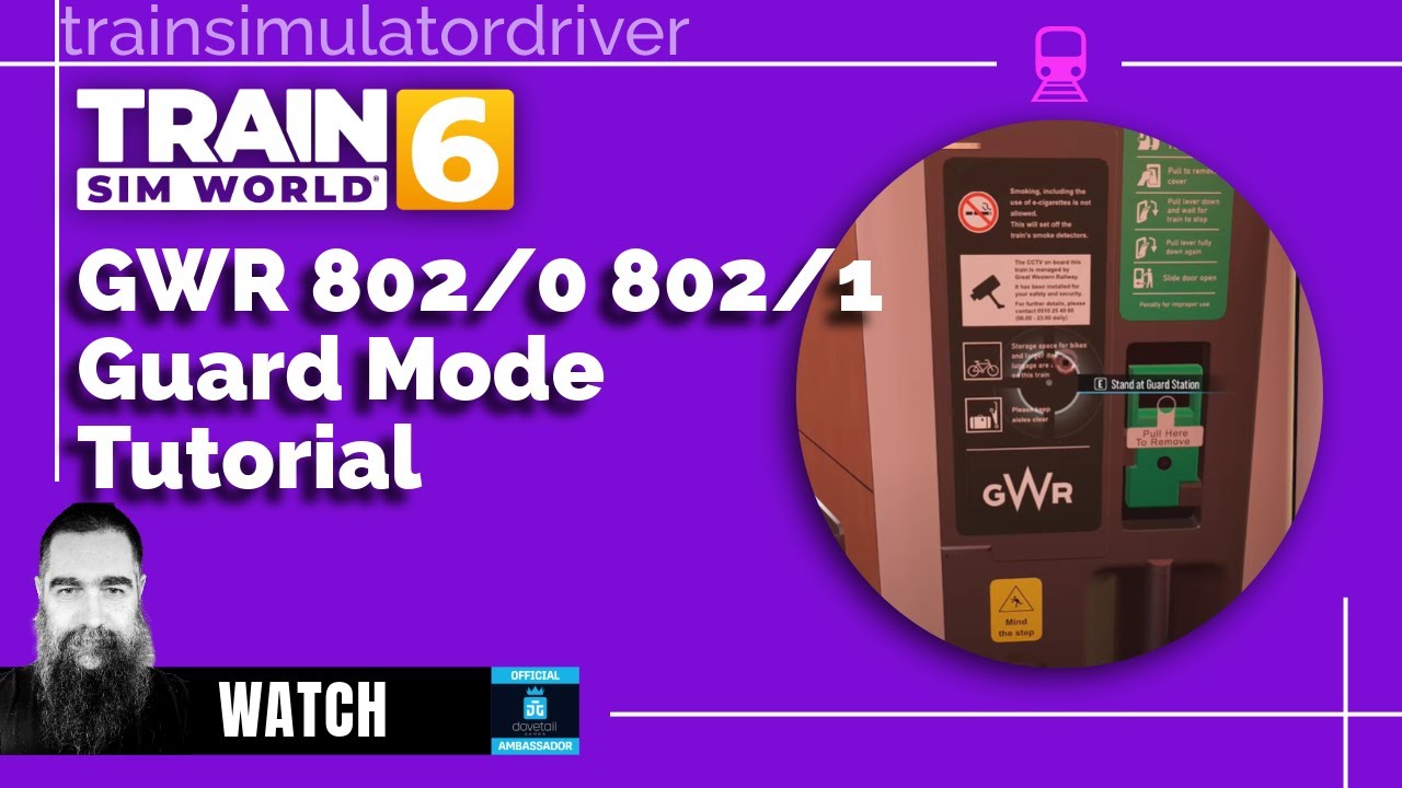 tsw6 tutorial GWR 802 Guard Mode - YouTube