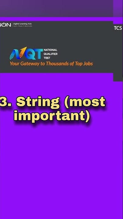 TCS NQT CODING QUESTIONS | Important topics | September 2021 - YouTube
