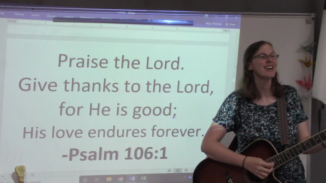 Psalm 106 1 NIV Song YouTube psalm-106-1-niv-song-youtube