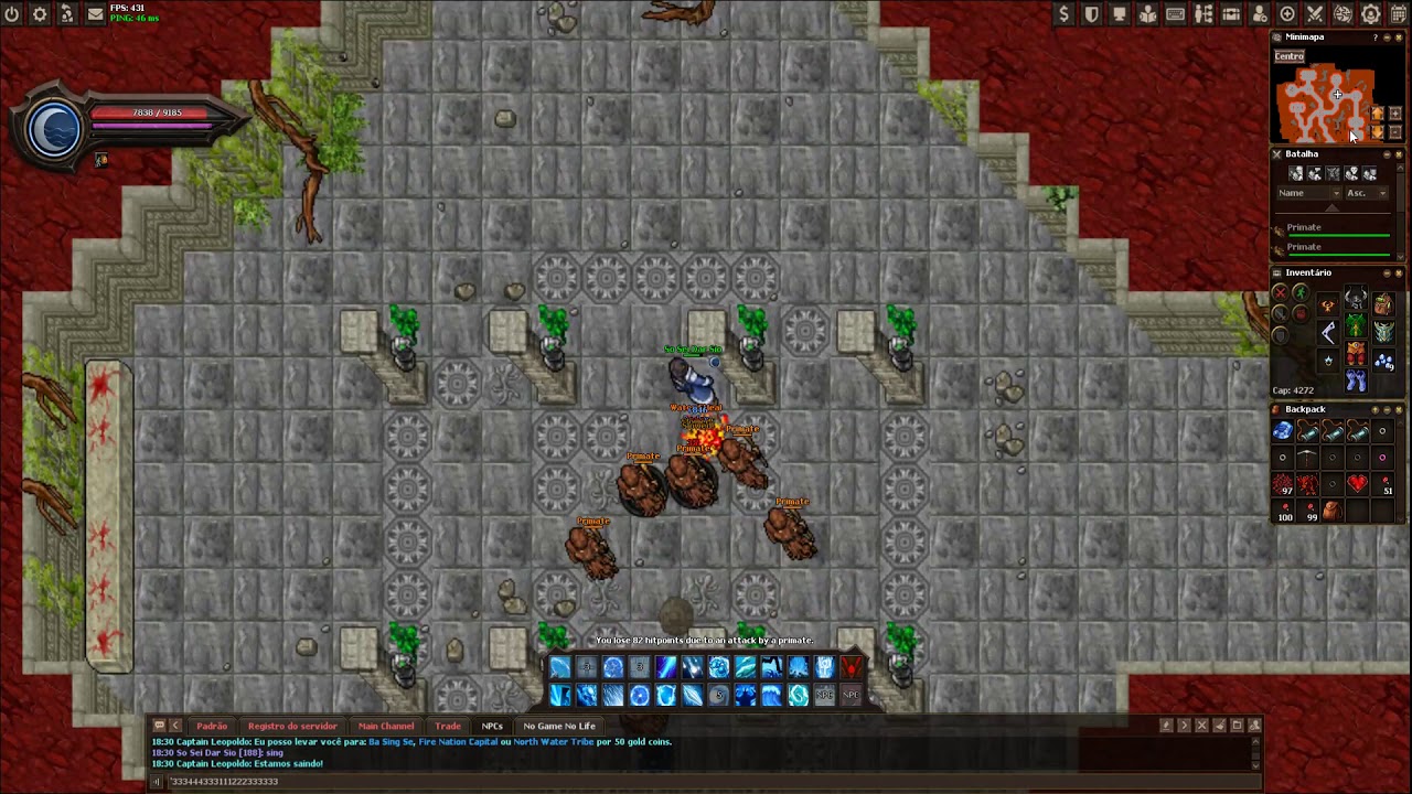 Tibia Avatar - Primate Lvl 50 - 80 - YouTube