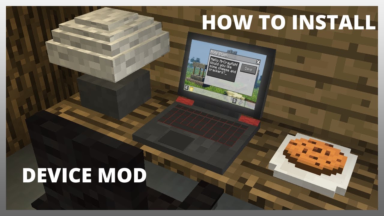 how to install the device mod minecraft - YouTube