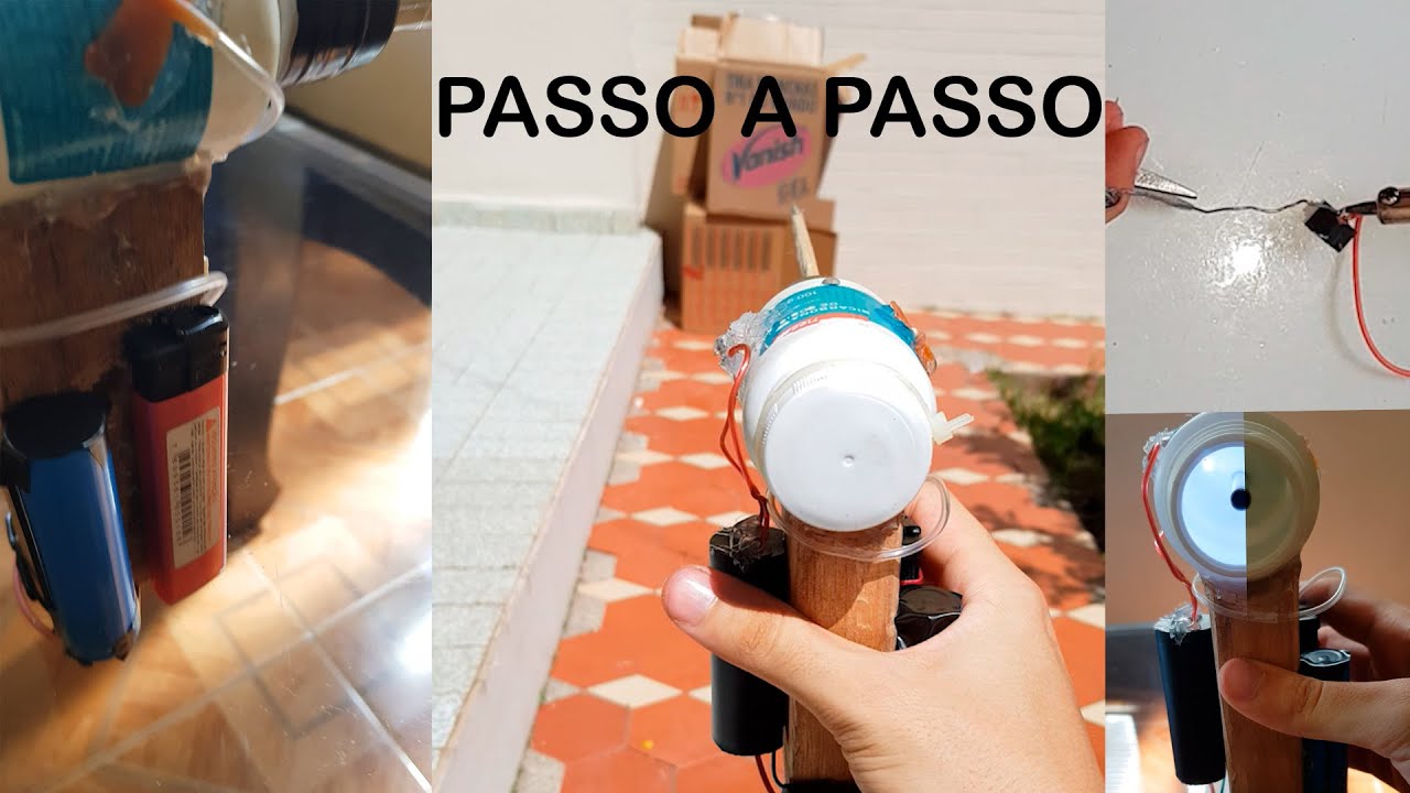 Como fazer uma arma de fogo caseira - passo a passo - YouTube