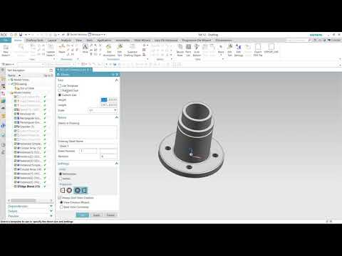 Teknik Resim Sayfası Oluşturma - Nx Dersleri