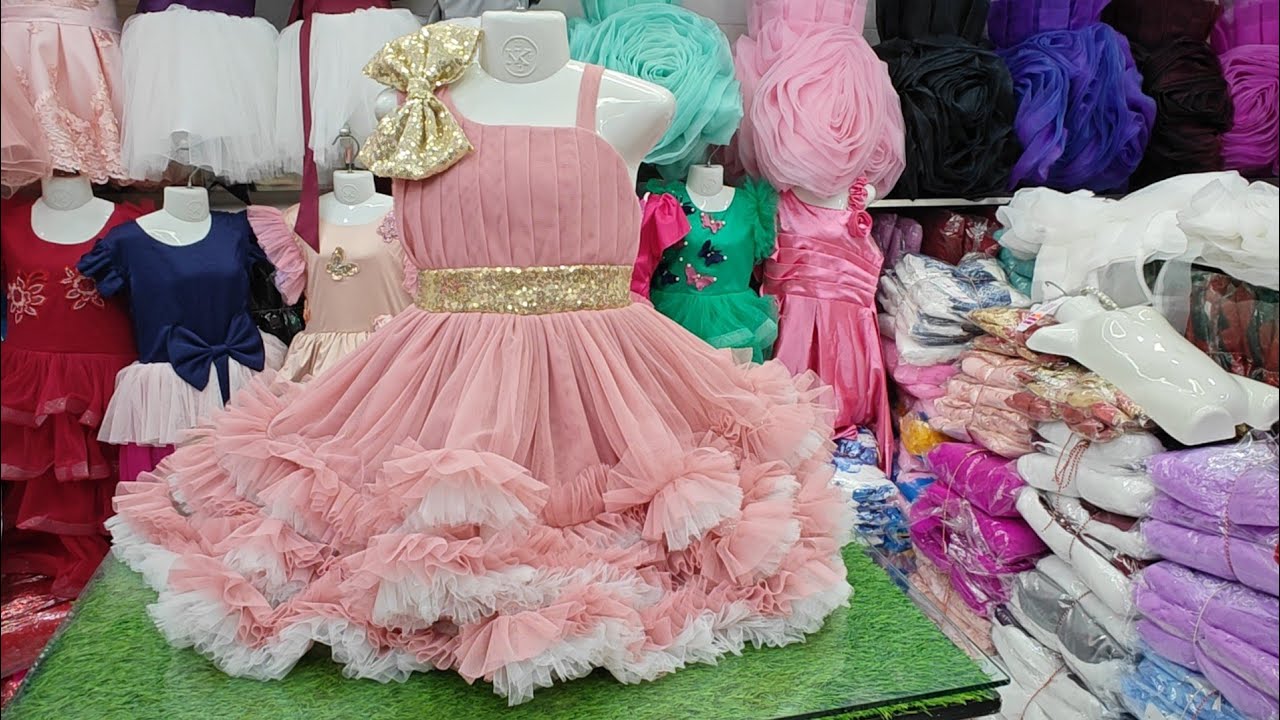 Eid special Barbie party frock for baby girl 1-10 years Fancy dress for ...