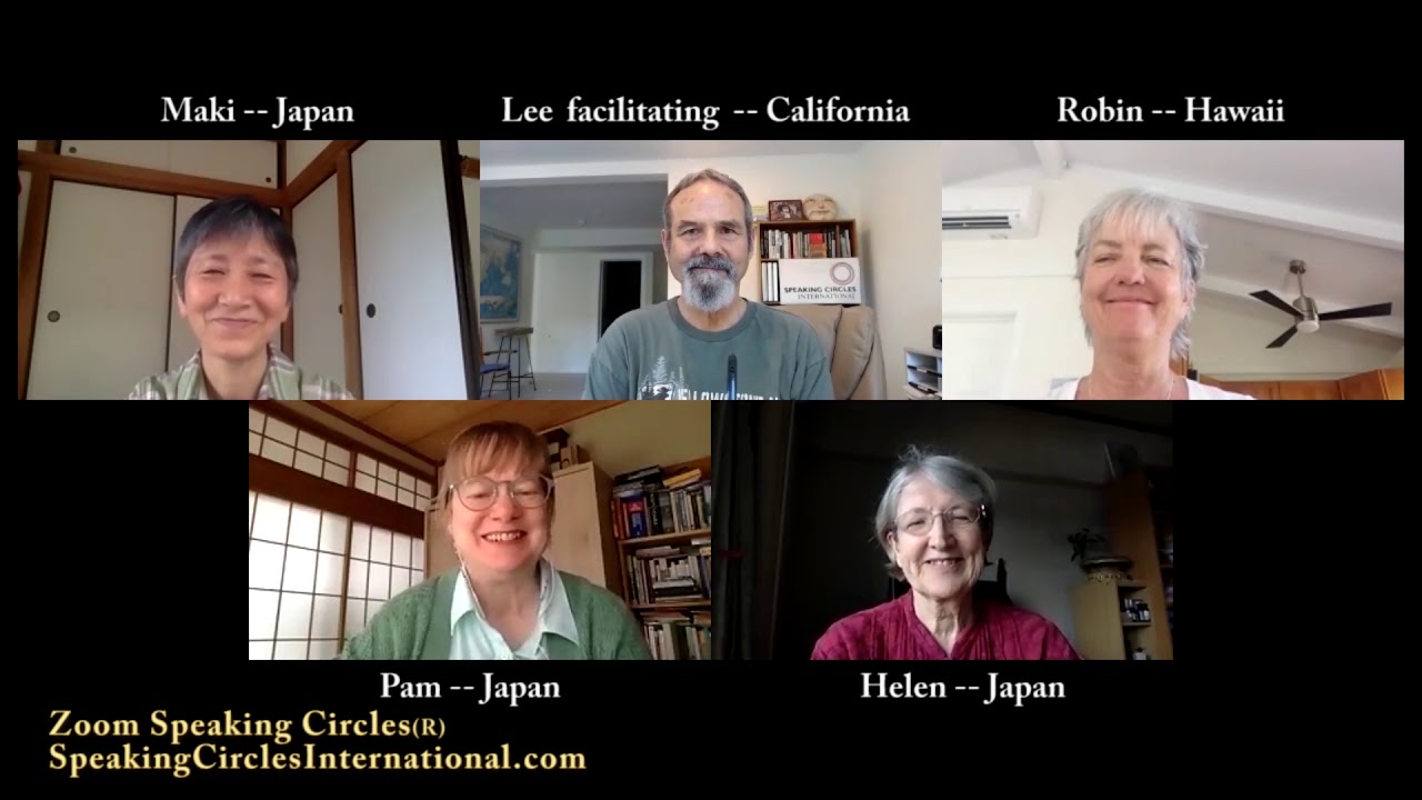 Zoom Speaking Circles - YouTube