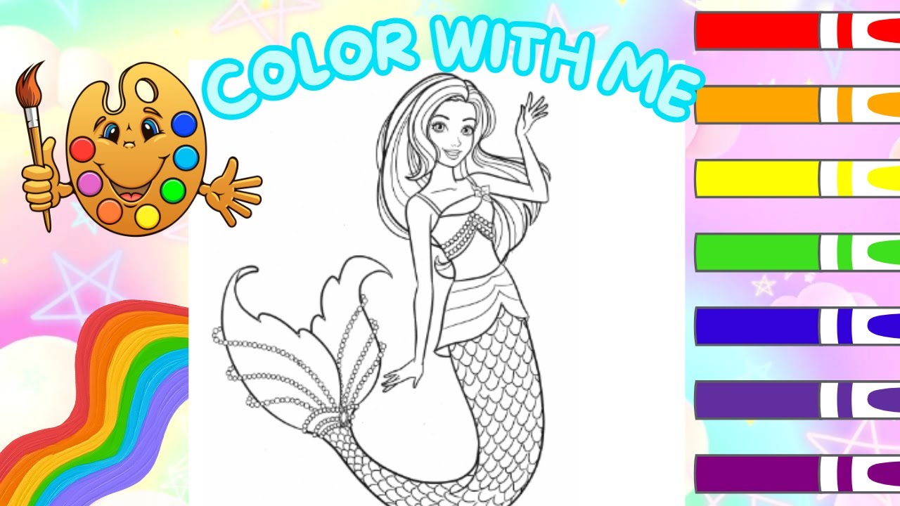 Mermaid Barbie ǀ Mermaid Under The Sea ǀ Barbie ǀ Little Mermaid ǀ ...