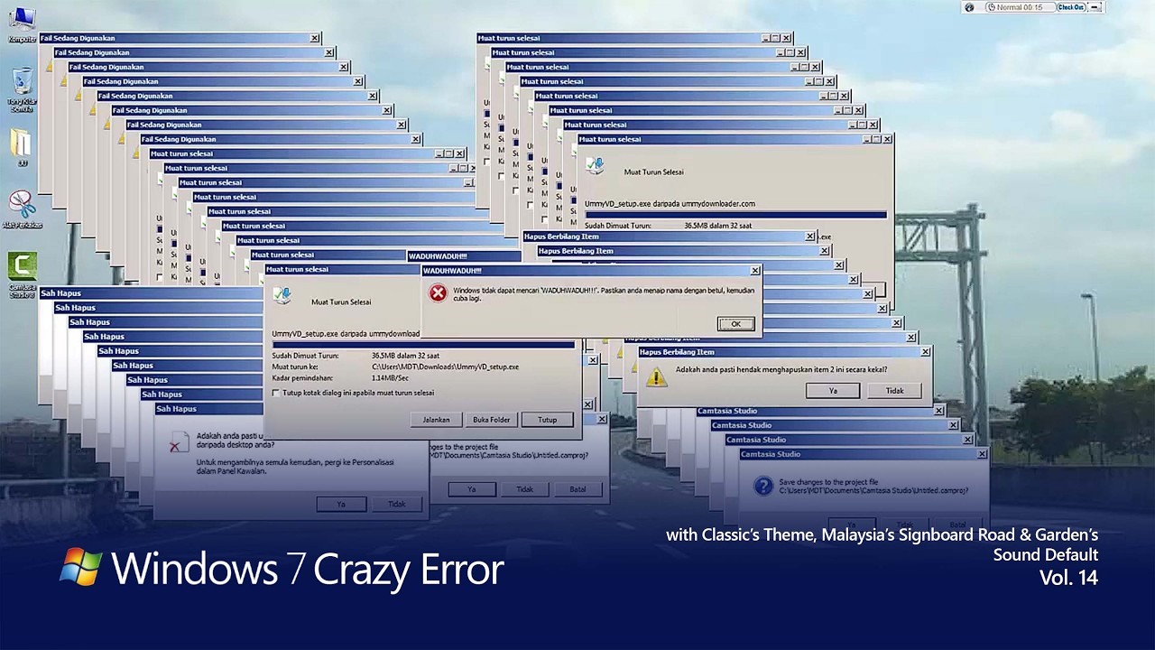 Windows 7 Crazy Error | Vol. 14 (with Classic's Theme, Malaysia's ...