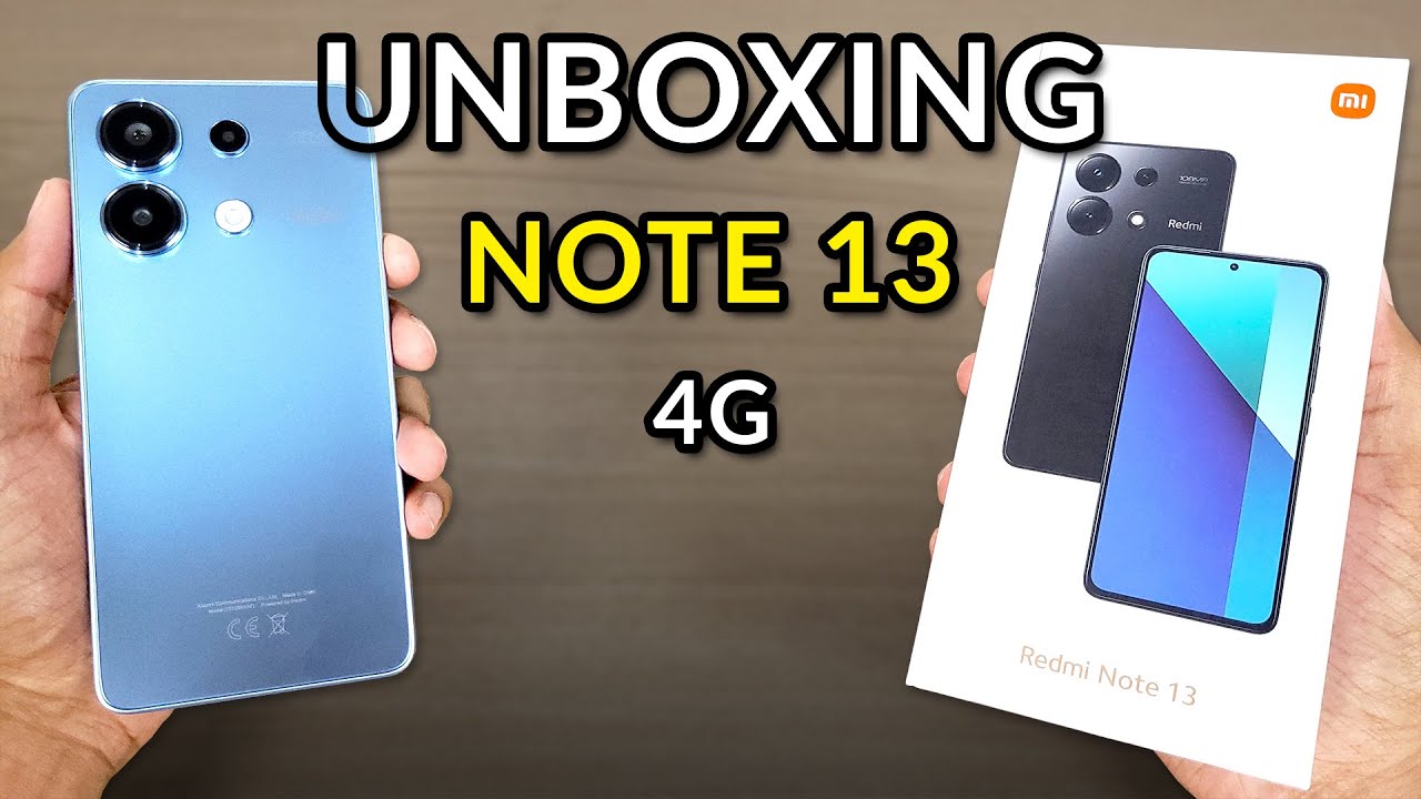 REDMI NOTE 13 4G - Tela 120Hz, Câmera 108 MP, Biometria na TELA, STÉREO ...