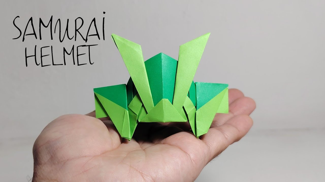 How To Make A Origami Samurai Helmet 462: Samurai Helmet Beetle