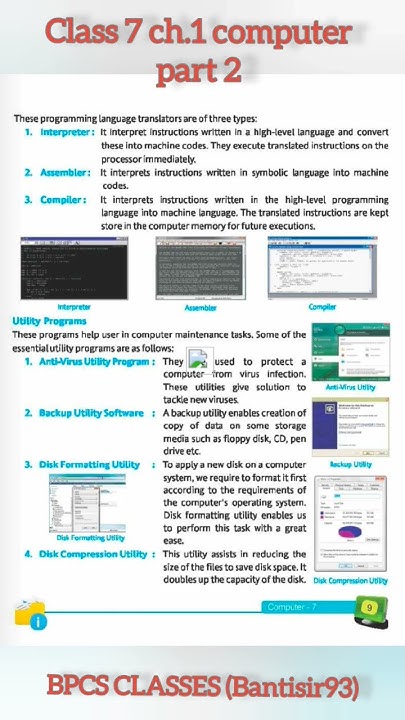 class 7 ch.1 computer part 2 #bantisir93 - YouTube