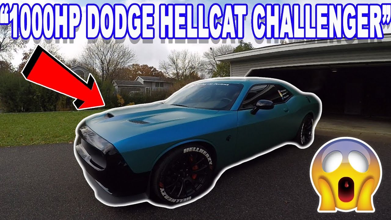 WENT CRAZY IN TALL GUY CAR REVIEWS HELLCAT!! - YouTube