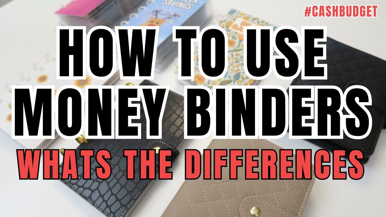 HOW TO CASH STUFF | WHATS THE DIFFERENCE IN DIFFERENT CASH BINDERS ...