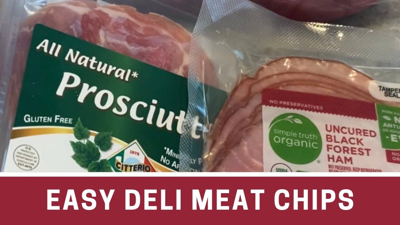 DELI MEAT CHIPS HOMEMADE ( Carnivore ) PROSCIUTTO CHIPS - YouTube