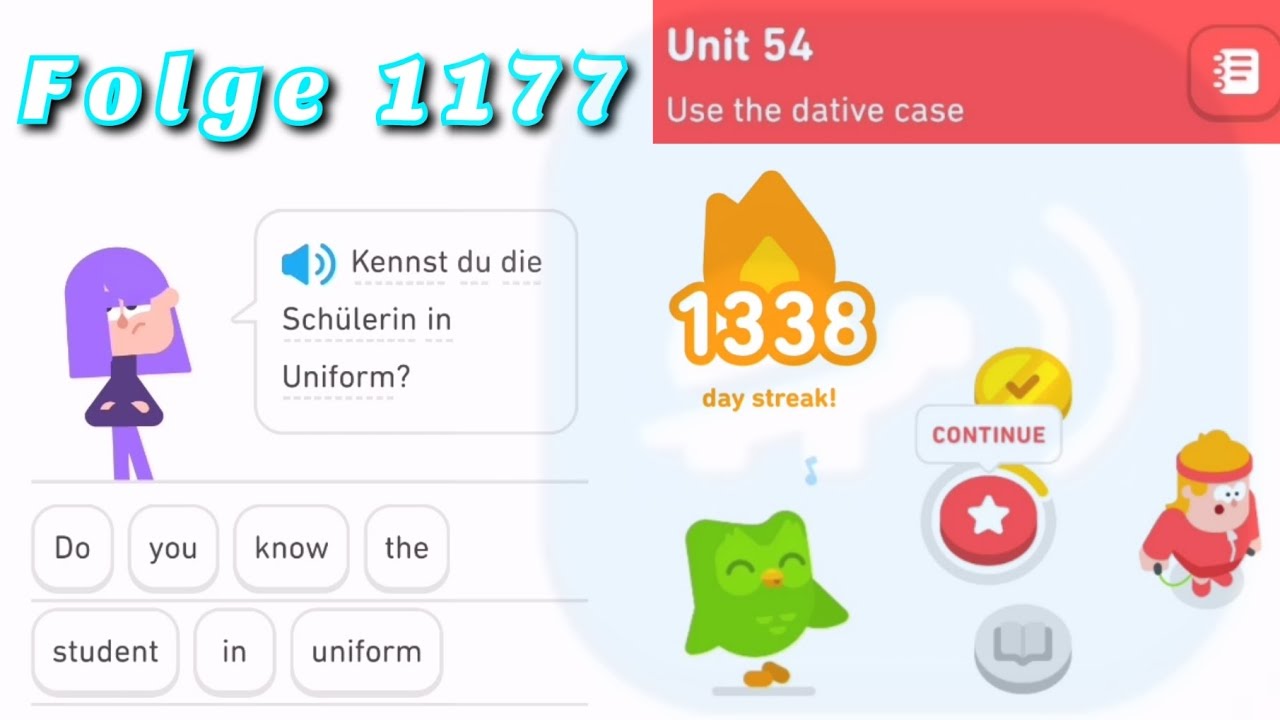 Let's Learn German With Duolingo | Episode 1177 - YouTube