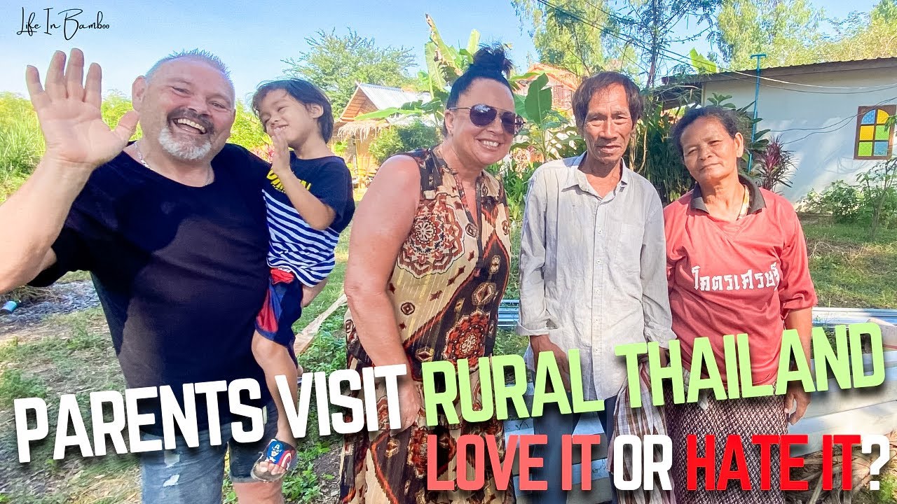 PARENTS FIRST TIME IN RURAL THAILAND.. Fresh From BANGKOK.. 🇹🇭 - YouTube