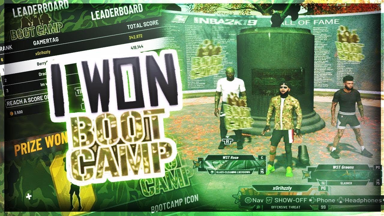 How I won Boot Camp on 2k20!!!! - YouTube