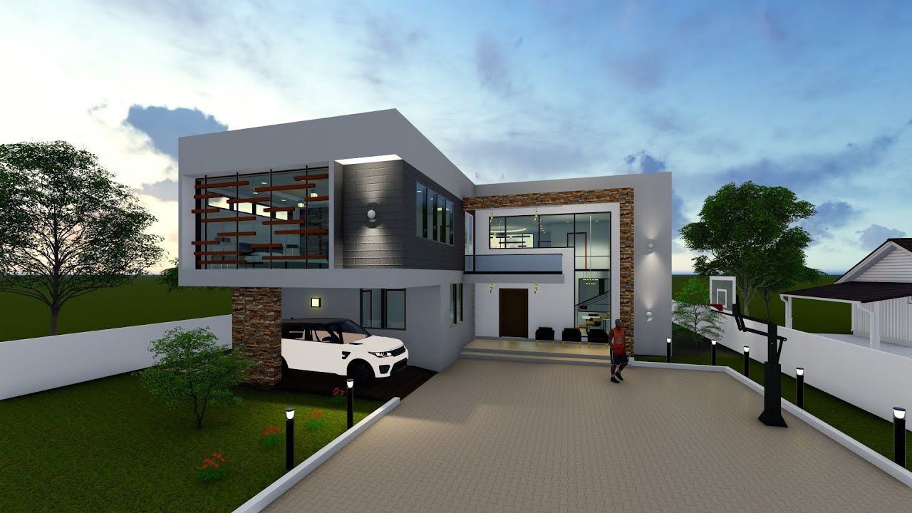 MODERN ACCRA HOME- THE RUSH RESIDENCE - YouTube