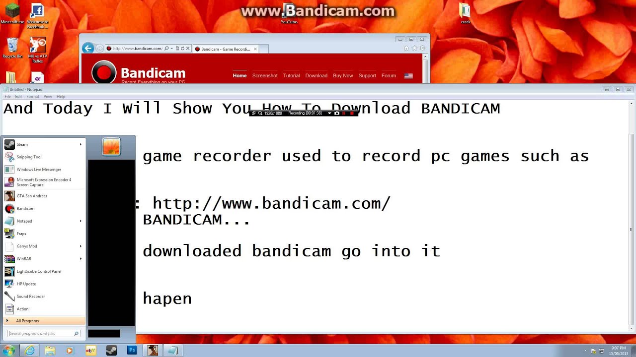 How To Download And Use Bandicam (SCREEN RECORDER) - YouTube