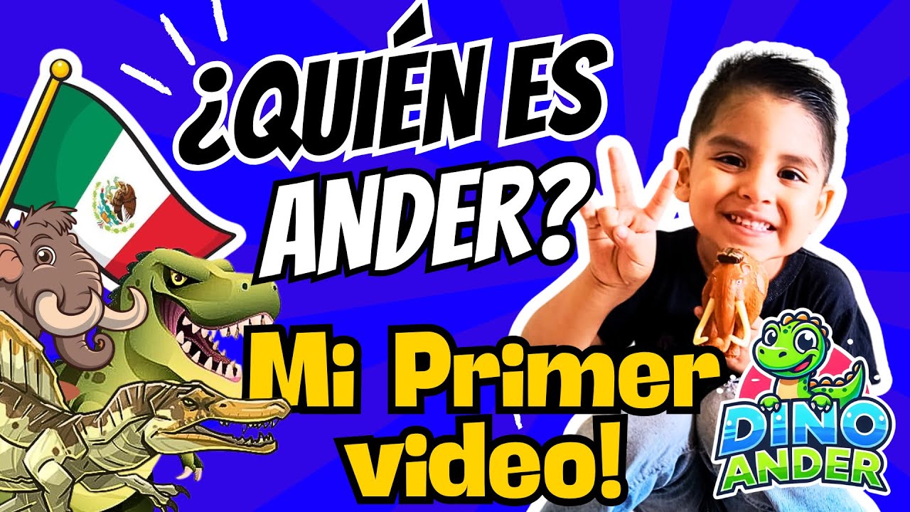 MI PRIMER VIDEO! 🦖🦕 | ME PRESENTO SOY ANDER | DINO ANDER - YouTube