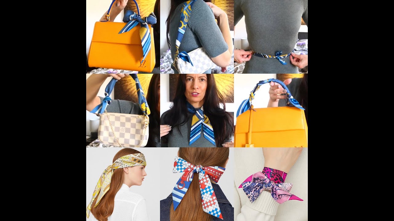 101 ways to wear a Twilly (ok 9) - YouTube