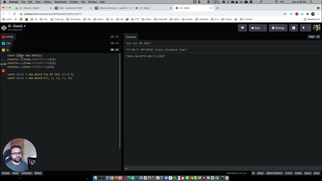 Class-6 - JS Math, Date & String - YouTube