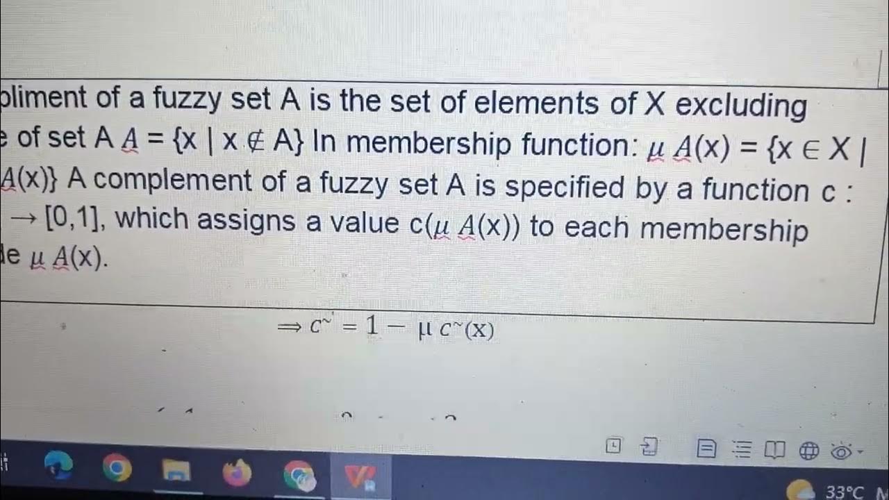 Assignment I MTH 645 Fuzzy Logics virtual university 2023 - YouTube