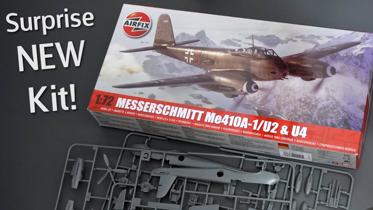 Brand New Surprise Release! Airfix Messerschmitt Me410A-1/U2 & U4 ...